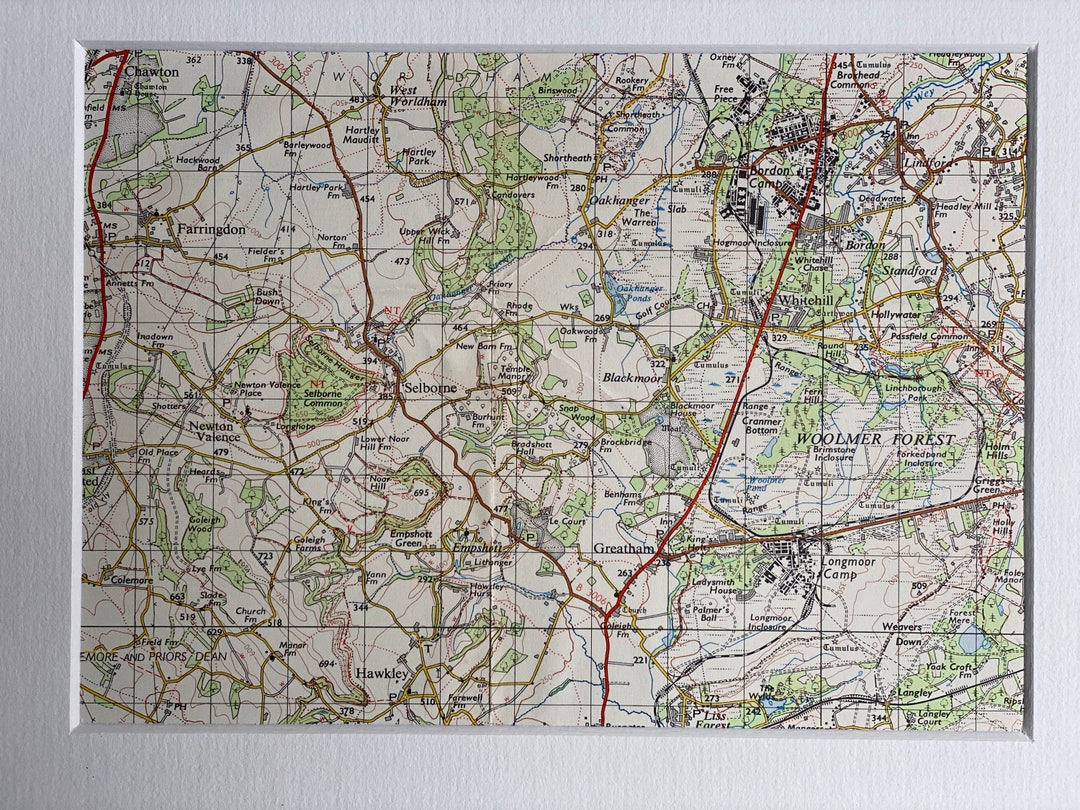 Bardon Camp, Longmoor Camp, Selbourne and Surrounding Area Original ...