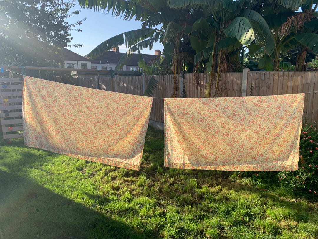 Vintage Dorma Country Diary Pencil Pleat Cottage Floral Curtains 66x72 ...