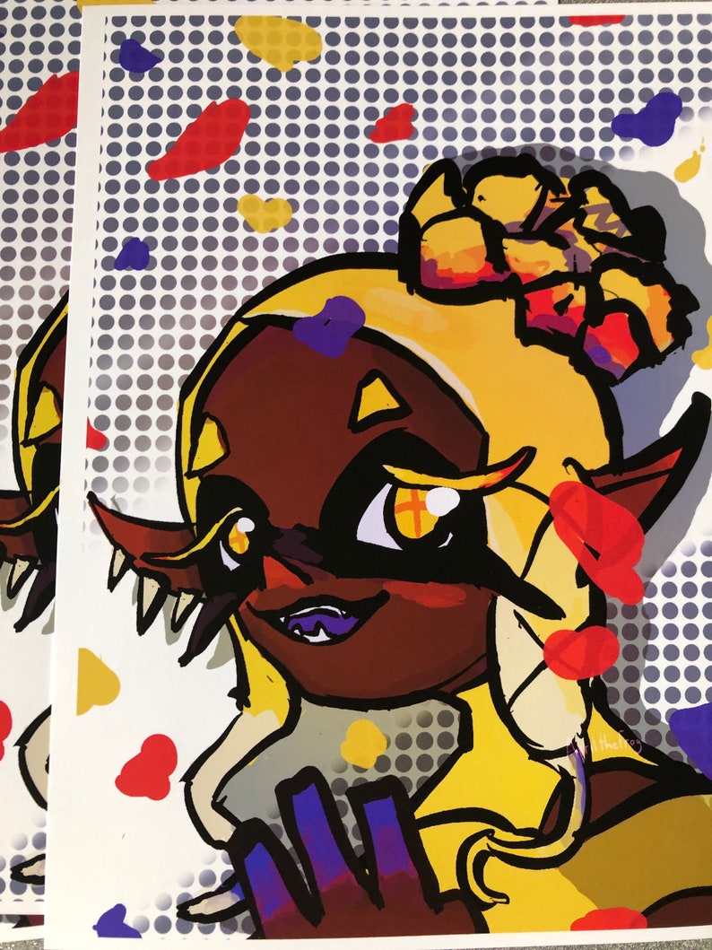 A5 Frye Splatoon 3 Splatfest Print - Etsy