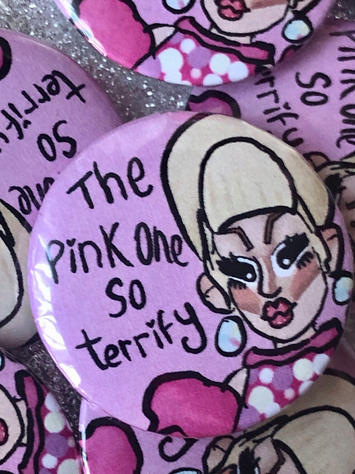 Trixie Mattel “the Pink One so Terrify” Badge - Etsy