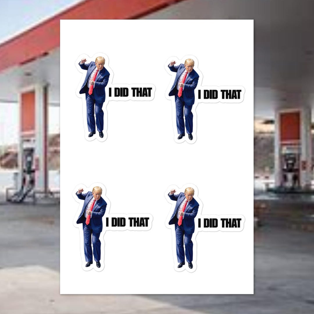 I Did That Sticker Sheet - Etsy