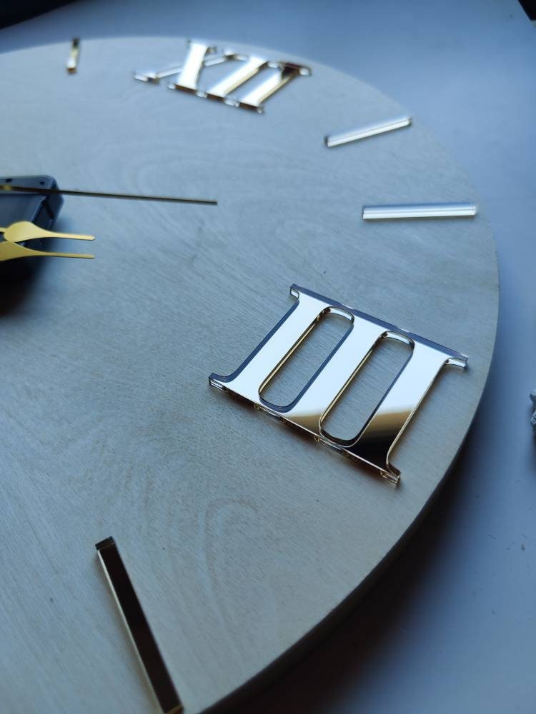 Variation of Mirror Numbers for Clock Making, Resin Clocks, Wooden ...