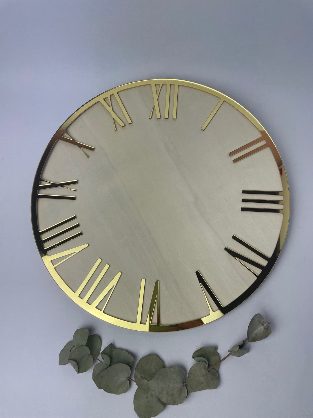 Number Ring Clockface for Resin Clock, Roman Numbers Open Design for ...