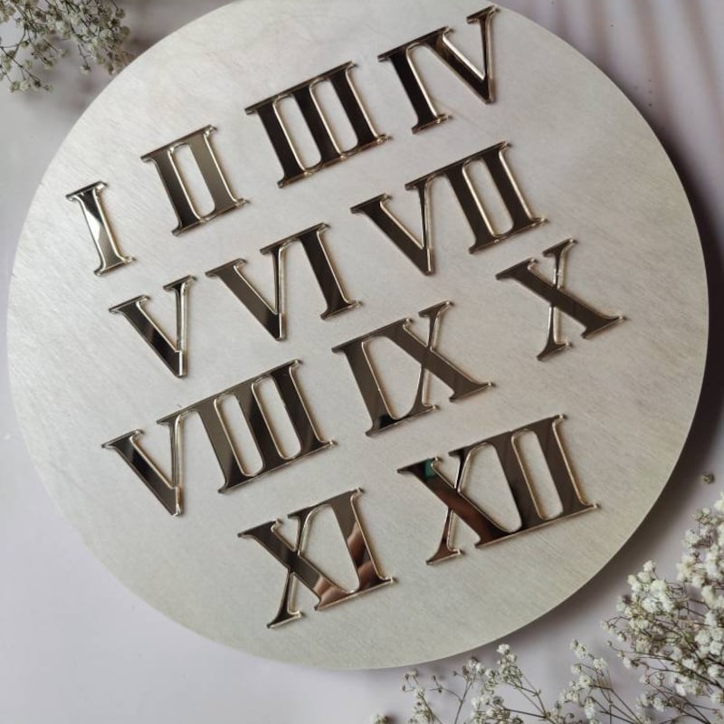 Clock Numbers - Etsy