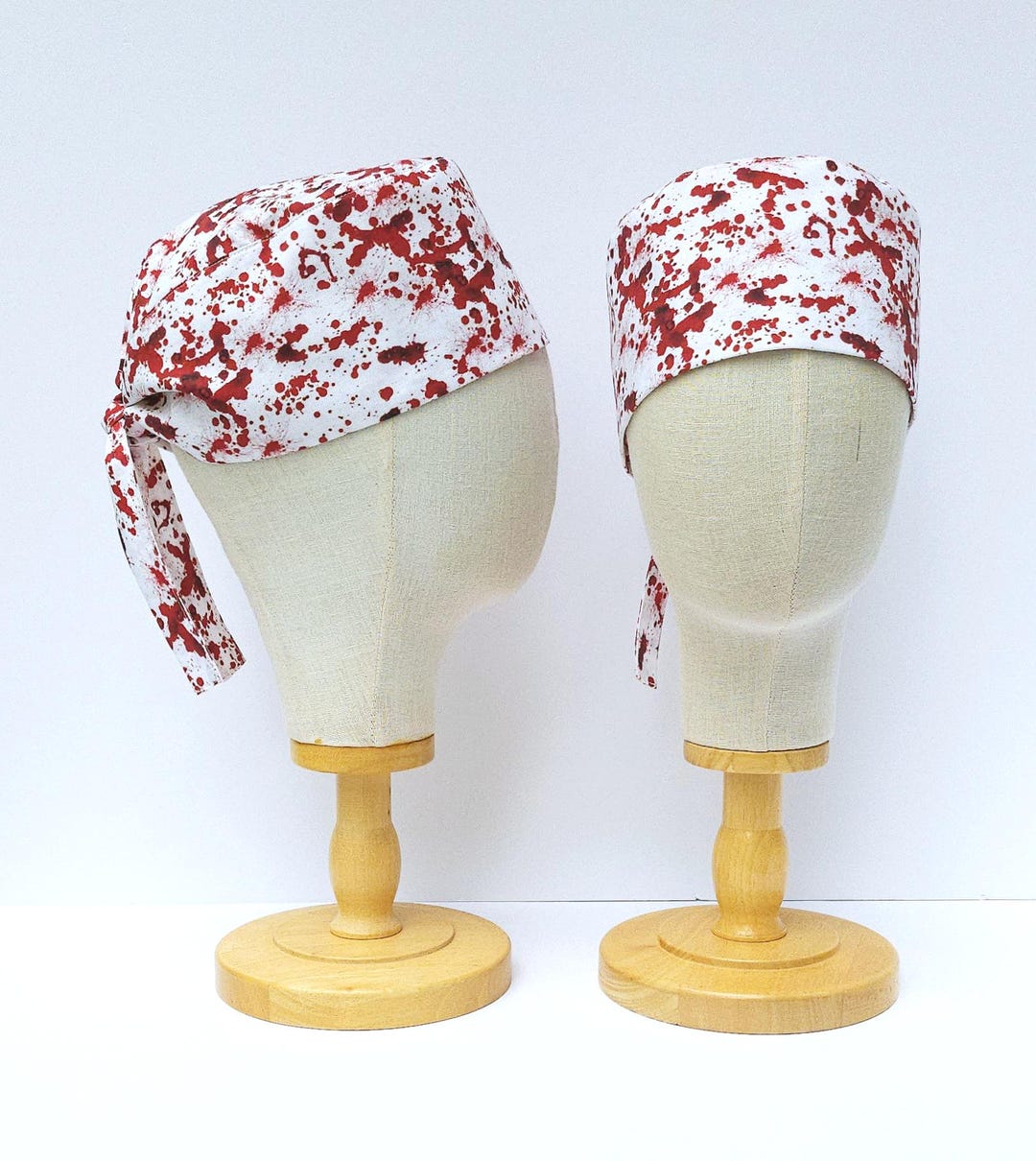 Blood Splatter Print Surgical Scull Cap, General Surgery Scrub Hat ...