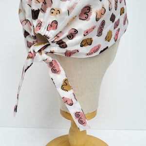 Cute Boob Print Surgical Scull Cap, Diversity Boobs Scrub Hat ...