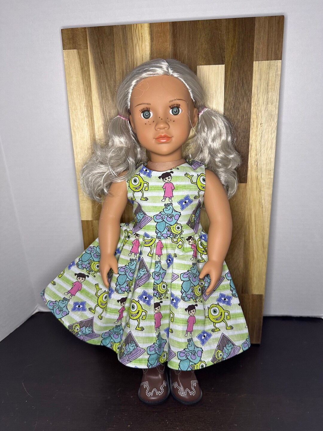 Disney Pixar Monsters Inc Dress for 18 Doll - Etsy