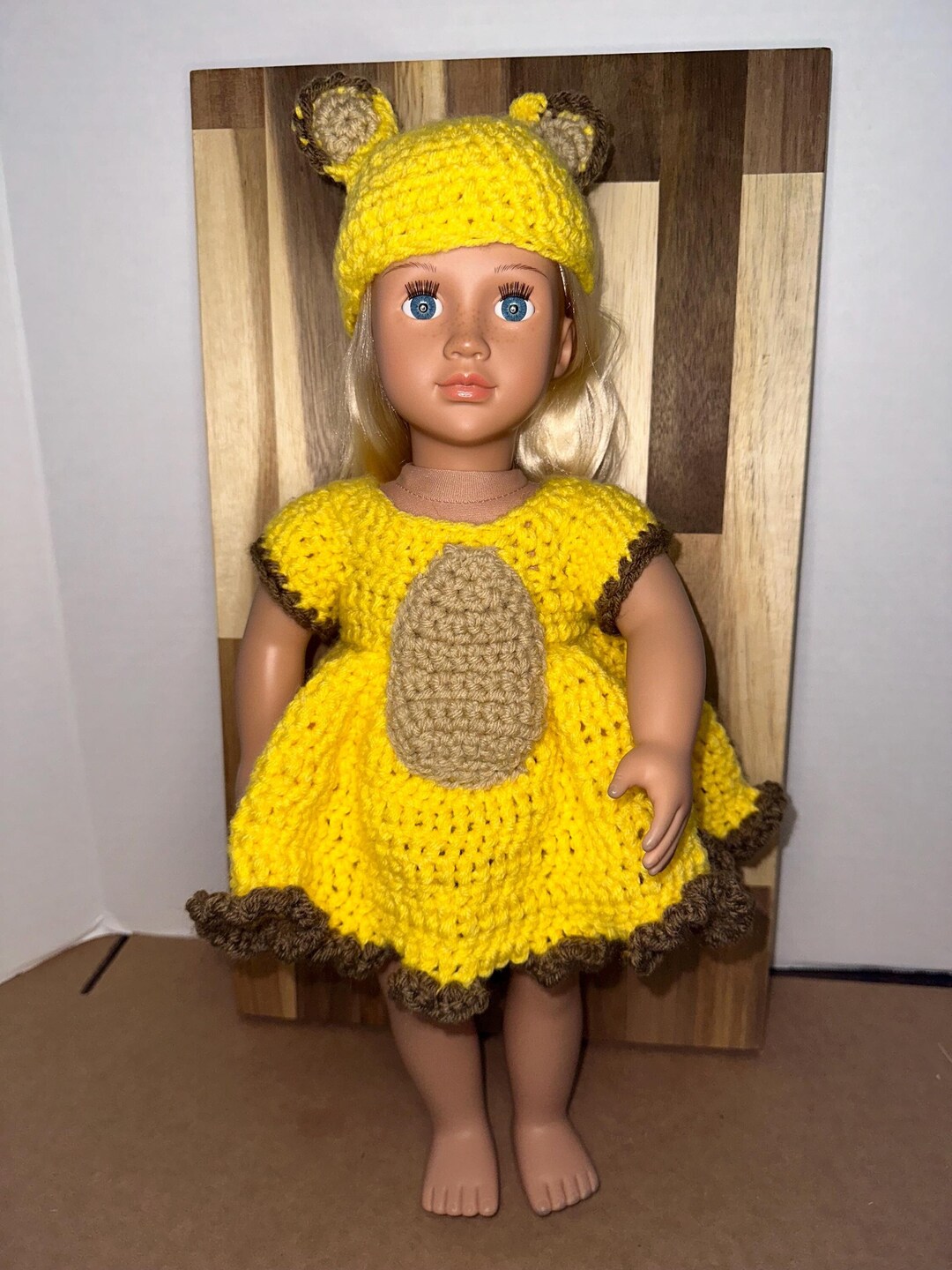 Crocheted Disney Simba Dress for 18'' Doll - Etsy