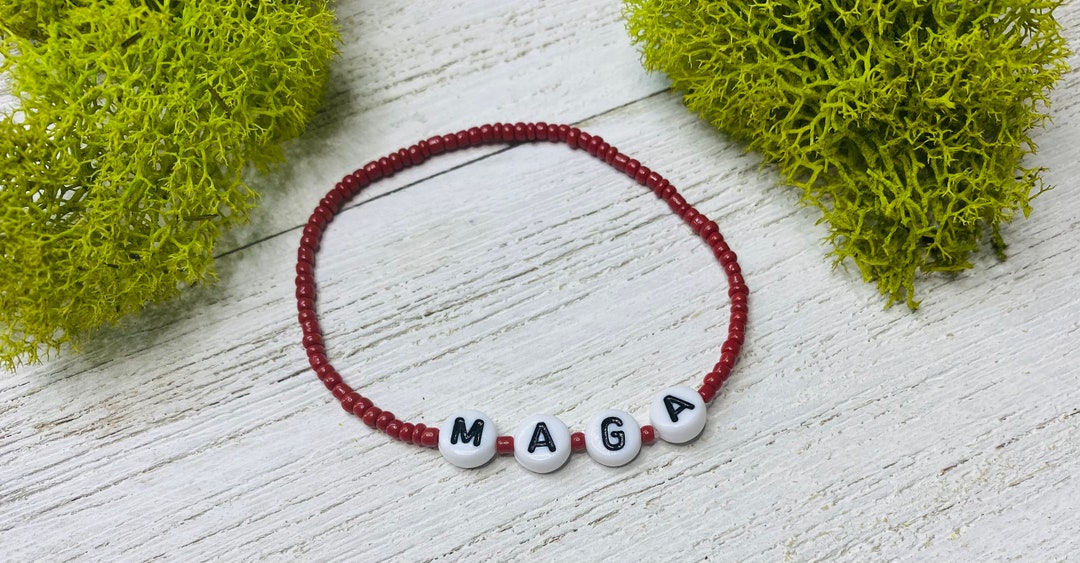 MAGA Bracelets, Make America Great Again Bracelets, Trump Bracelets - Etsy