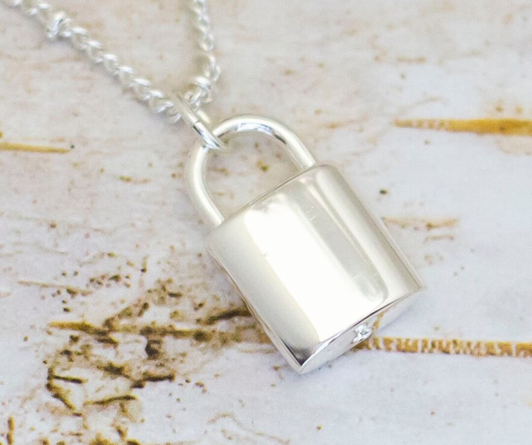 24 Inch, Vintage Edwardian Padlock Necklace - BV1 - Etsy