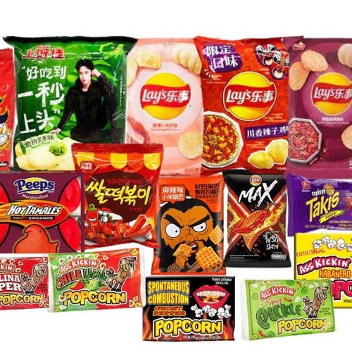 International Spicy Mystery Snack Box Perfect for Gifting - Etsy