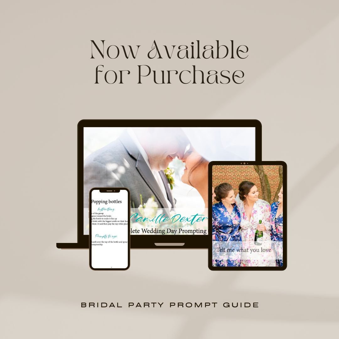 Wedding Prompts for Natural Photos - Etsy