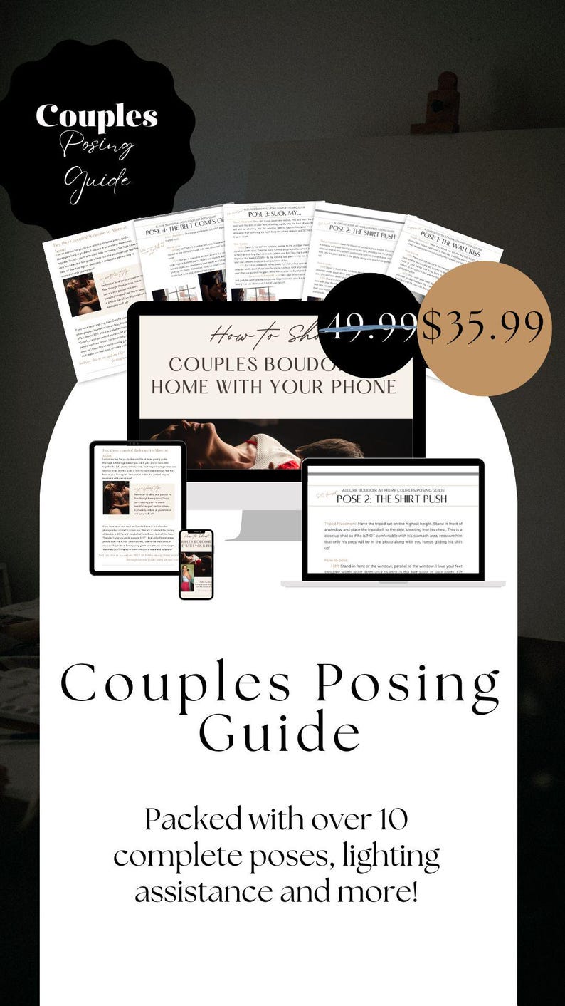 Unique Couples Boudoir Posing Guide | DIY Bedroom Boudoir Photoshoot ...