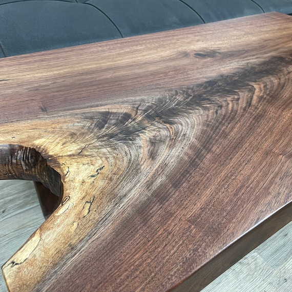 Live Edge Walnut Coffee Table / Handmade Coffee Table / Live - Etsy