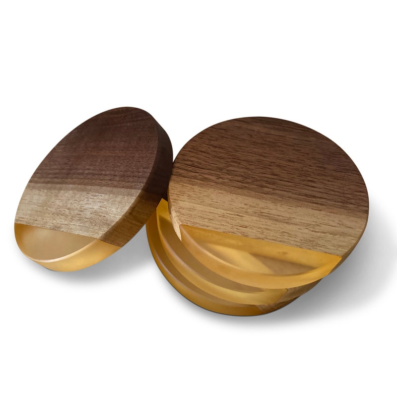 Gold Coasters - Etsy