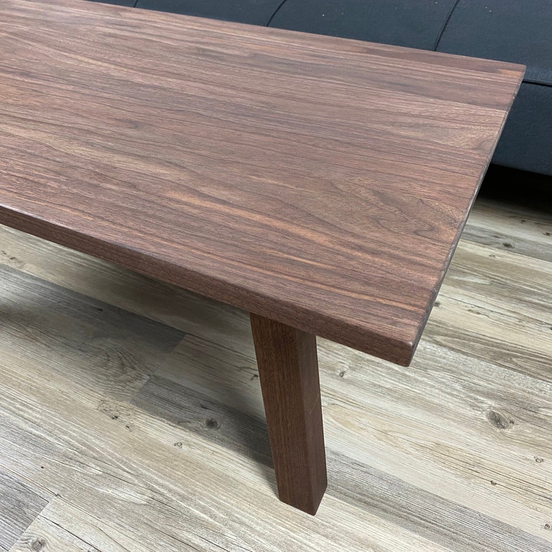 Walnut Coffee Table / Coffee Table / Modern Walnut Coffee - Etsy