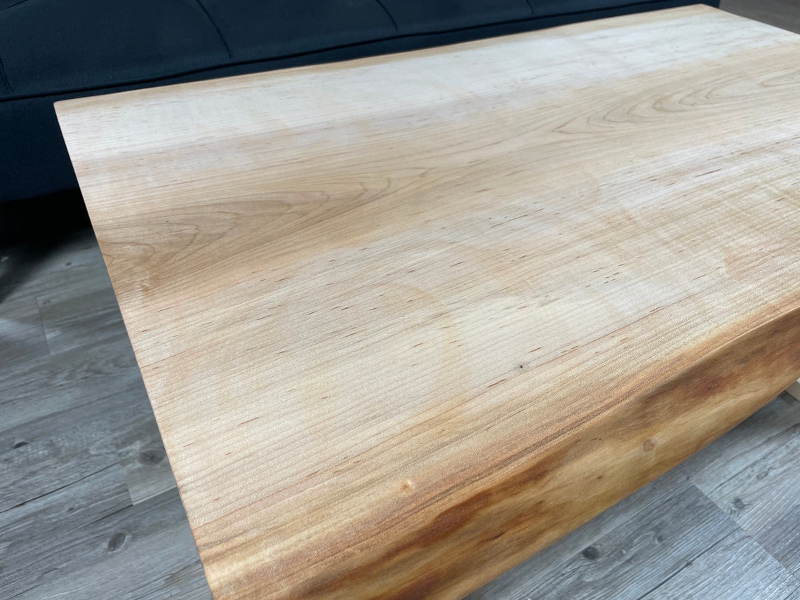Maple Coffee Table / Live Edge Coffee Table / Live Edge Maple - Etsy