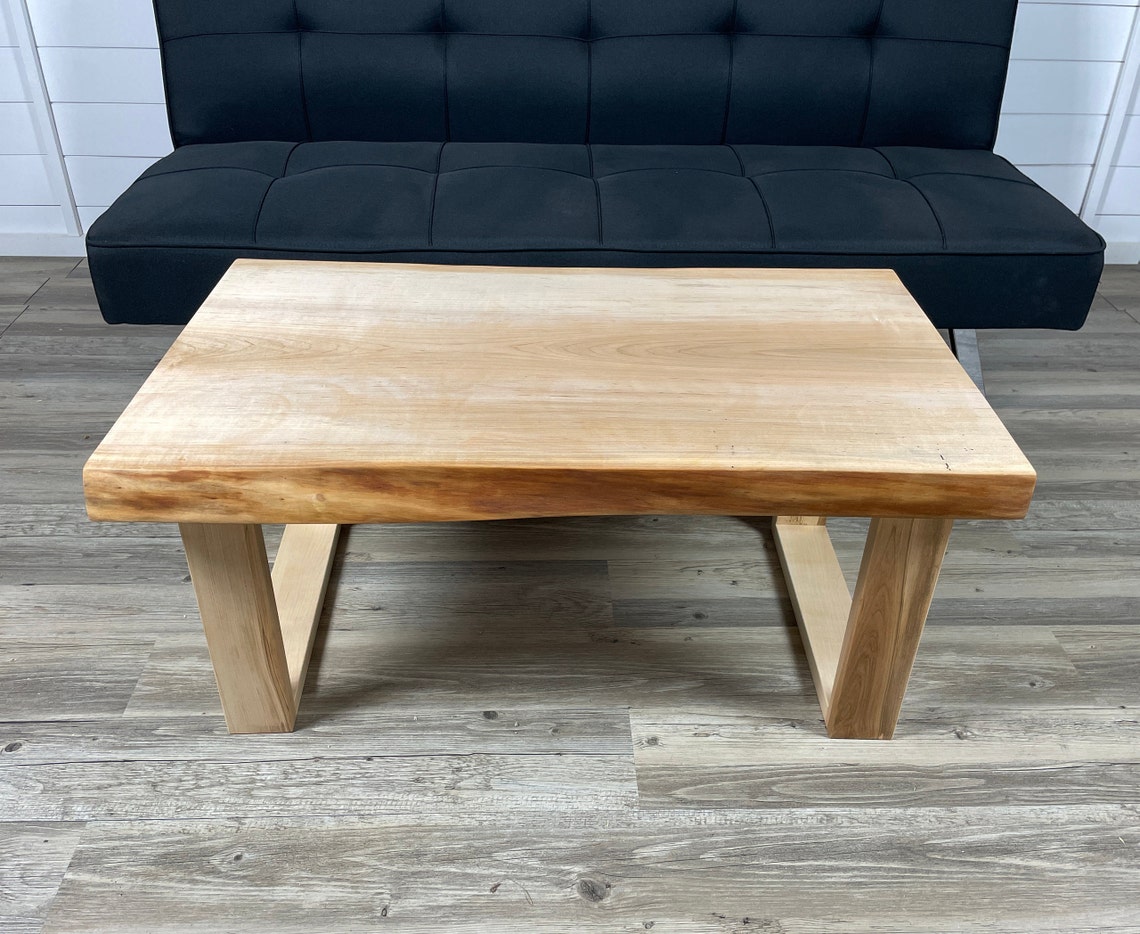 Maple Coffee Table / Live Edge Coffee Table / Live Edge Maple - Etsy