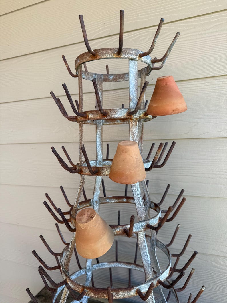 French Zinc Bottle Drying Rack - Etsy