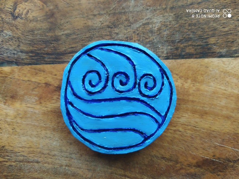 Water Tribe emblem ATLA Avatar: The last airbender Clay | Etsy