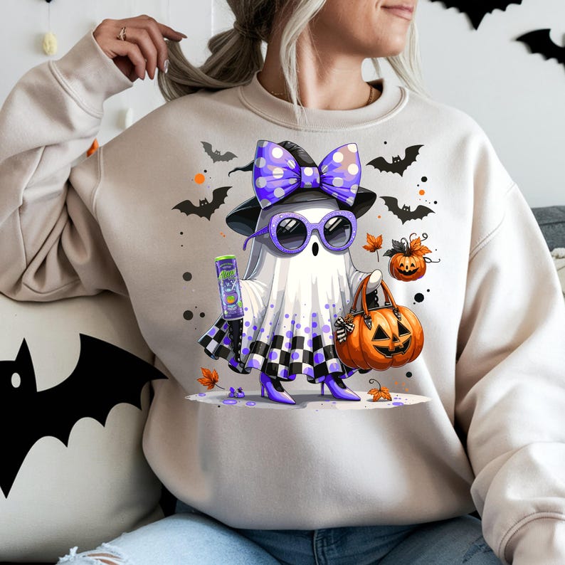 Cute Ghost Carrying Alani PNG| Alani Season - Etsy