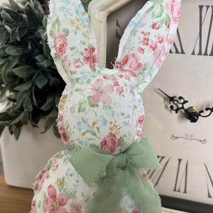Stuffed Fabric Bunny (9 Inches Tall) - Etsy