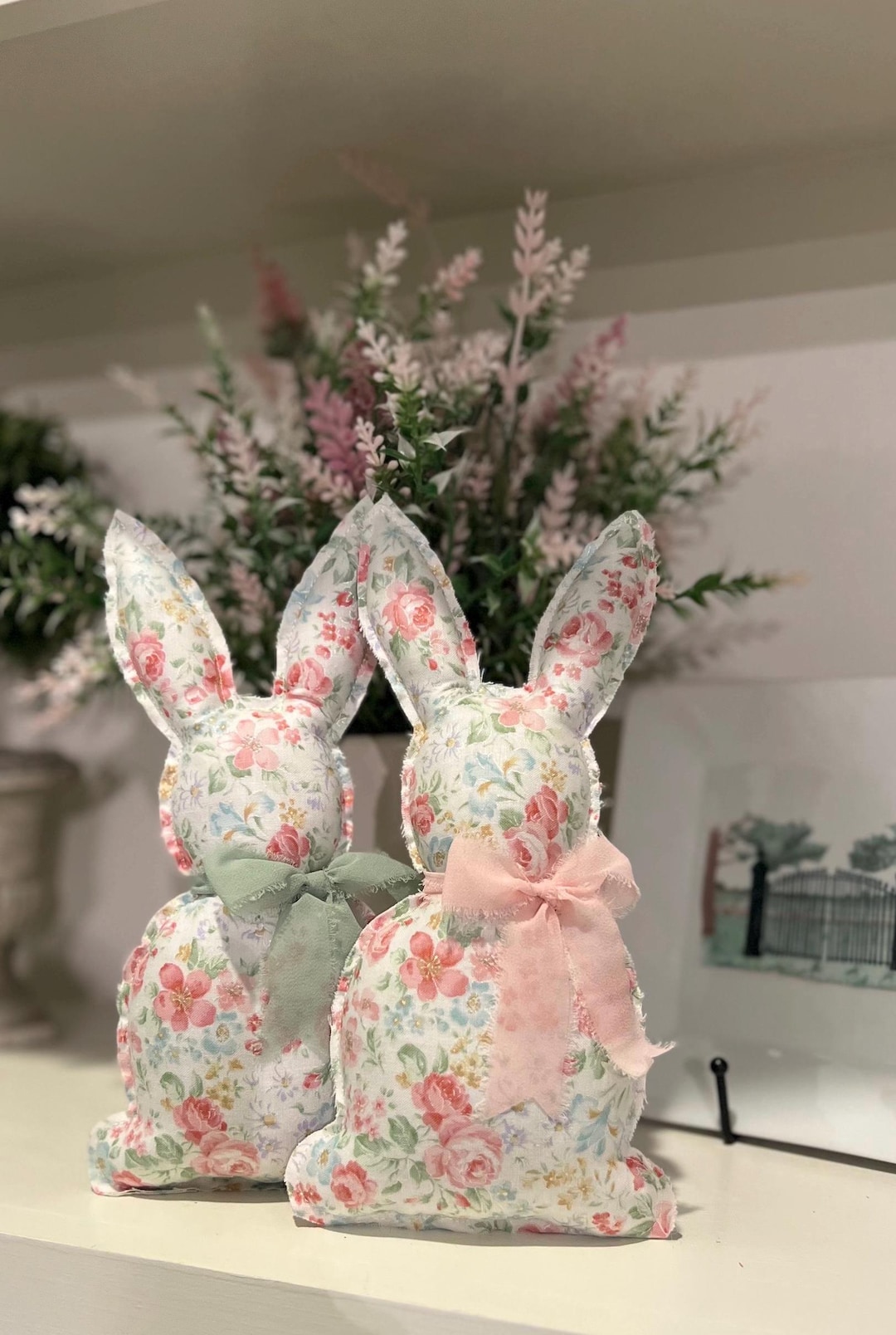 Stuffed Fabric Bunny (9 Inches Tall) - Etsy