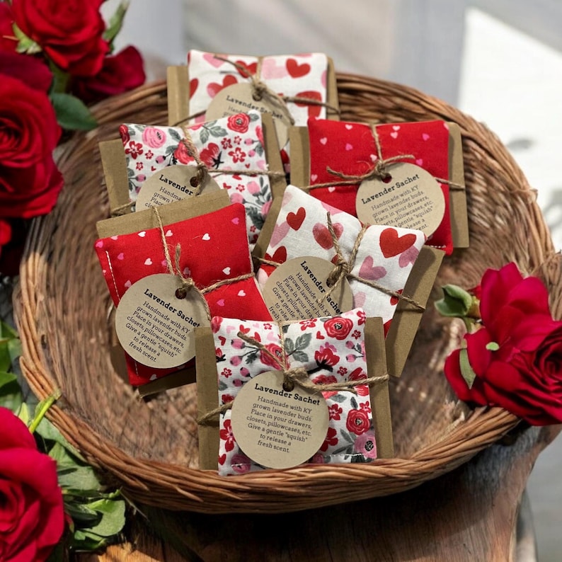 Set of Three (3) Lavender Sachets - Etsy