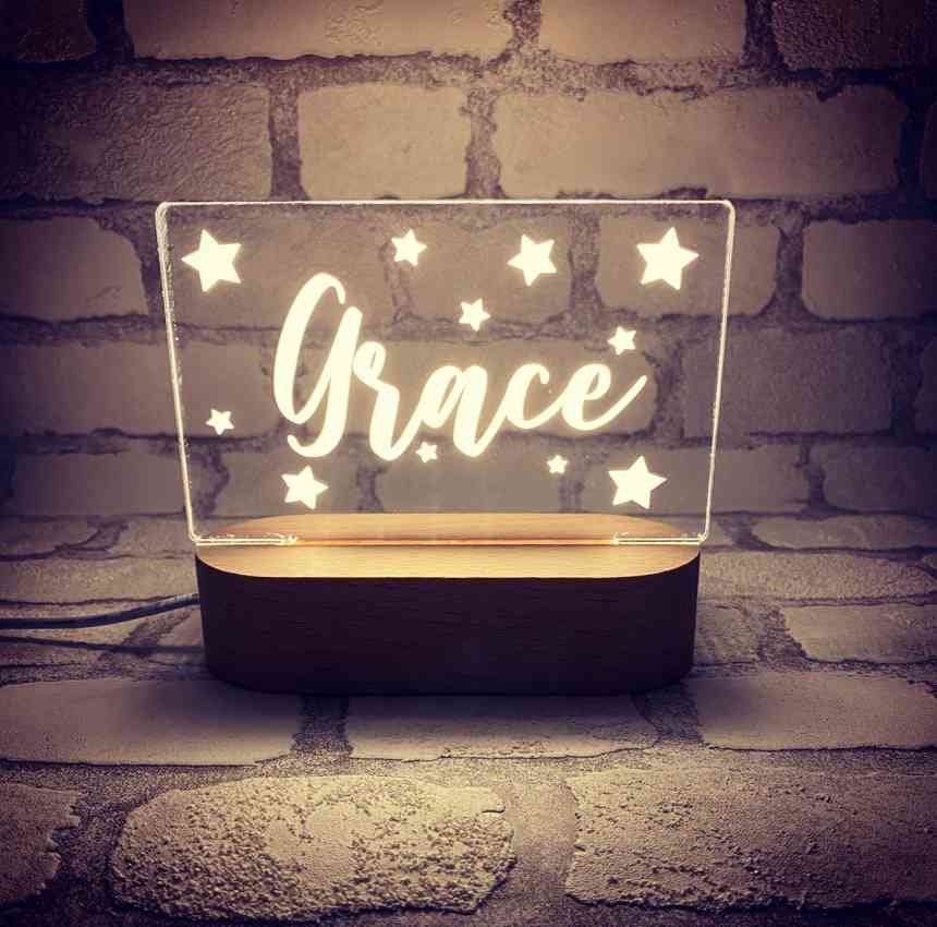 Personalised Light Box - Rugby Ball With Multi Coloured Lights - Etsy