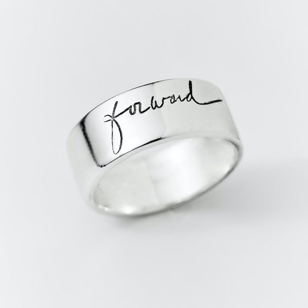 Cursive Ring - Etsy