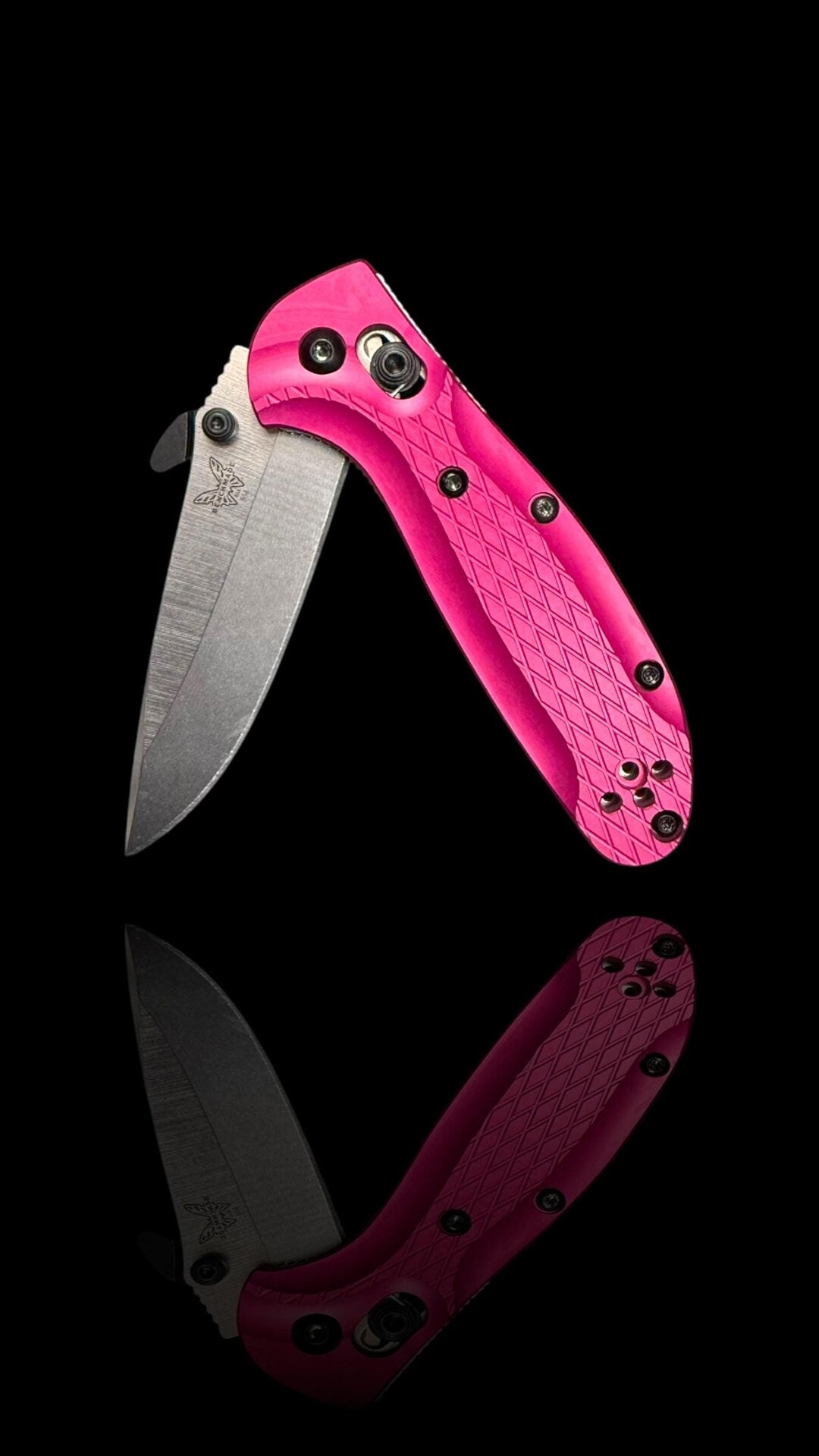 Hot Pink Diamond Aluminum Scales Compatible for Benchmade Mini ...