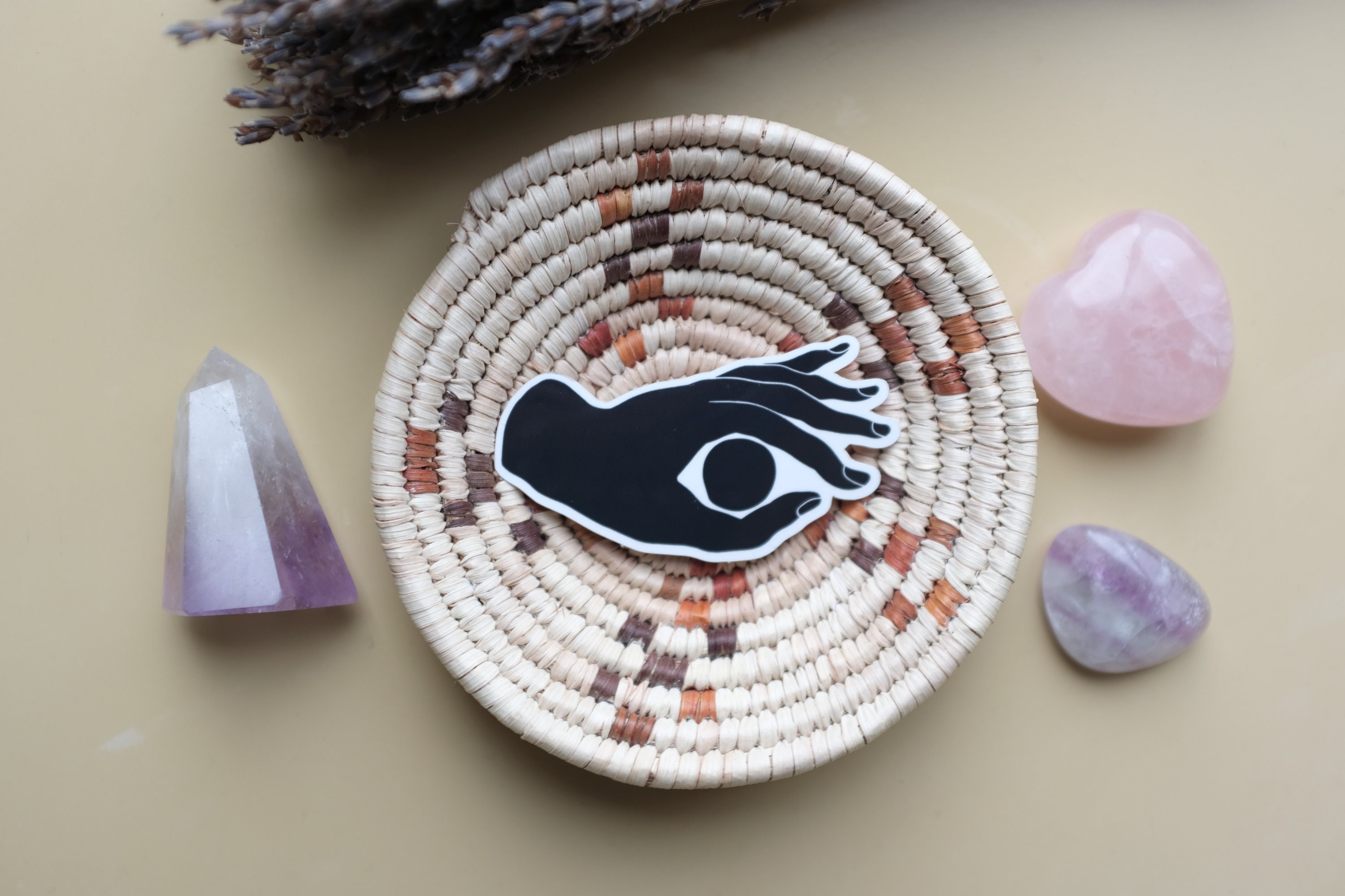 Psychic Hand Sticker Series Intuition / Laptop stickers / | Etsy