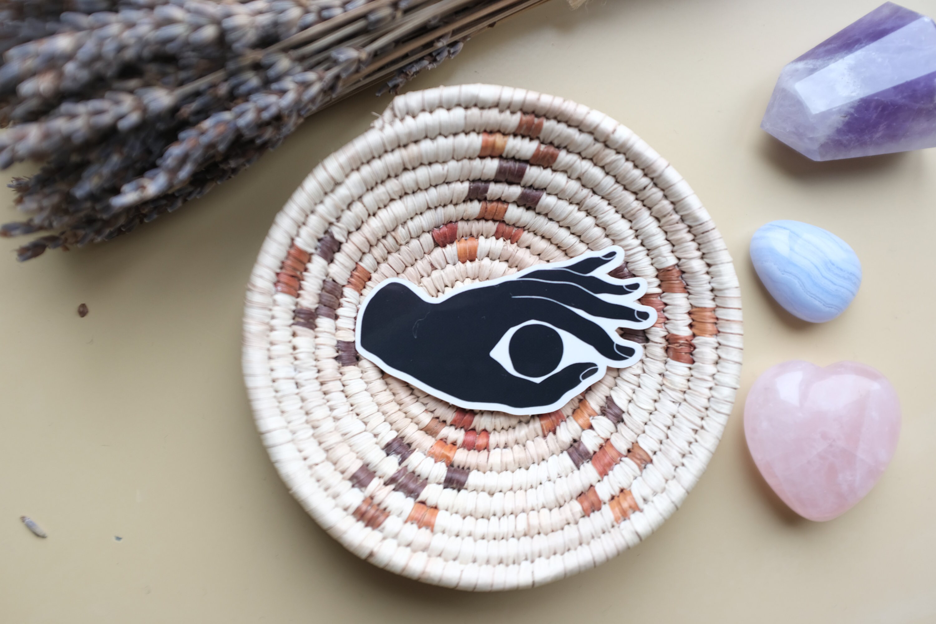 Psychic Hand Sticker Series Intuition / Laptop stickers / | Etsy