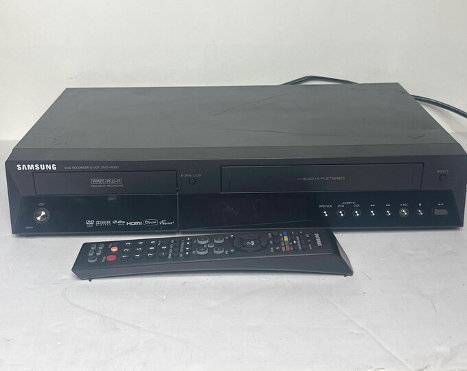 Samsung Dvd-vr357 Dvd/vcr Combo Player With Remote - Etsy