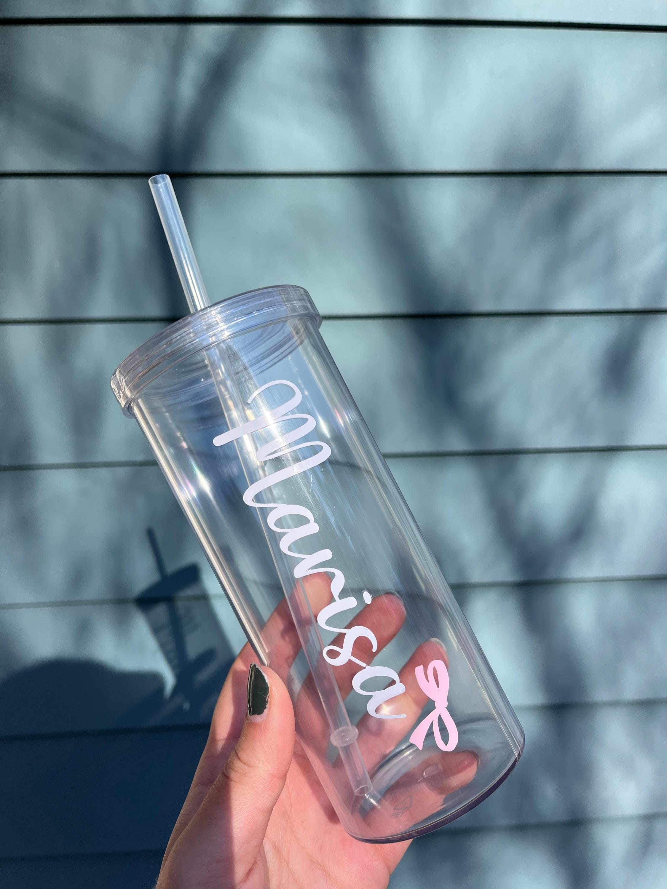 20oz Plastic Tumbler, Custom Gift, Coffee Tumbler, Personalized Name ...