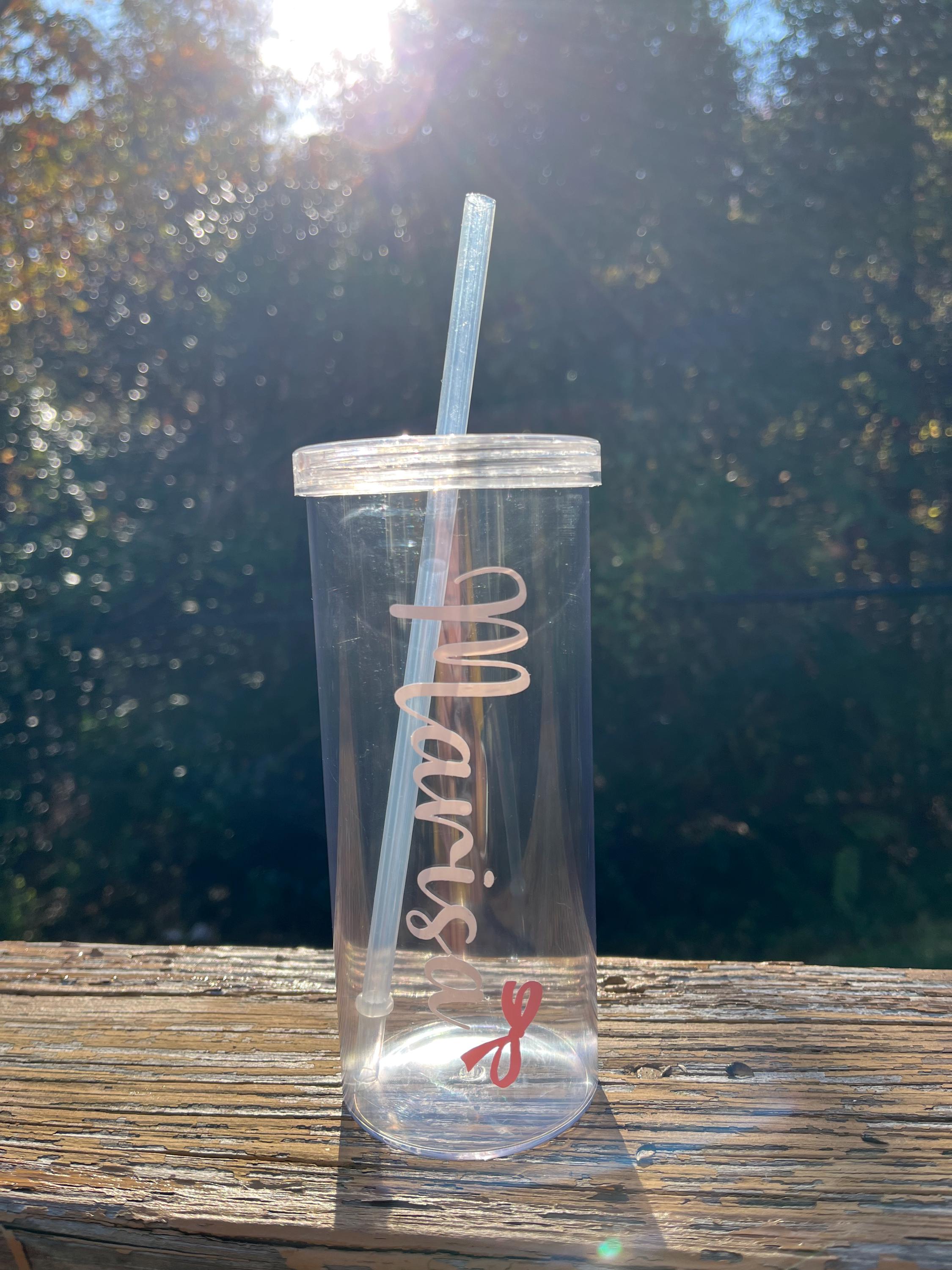 20oz Plastic Tumbler, Custom Gift, Coffee Tumbler, Personalized Name ...