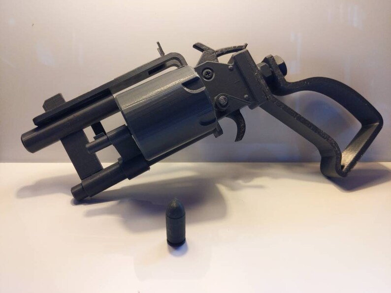 Fallout 4 pipe revolver replica Gun prop 3d printed from pla | Etsy