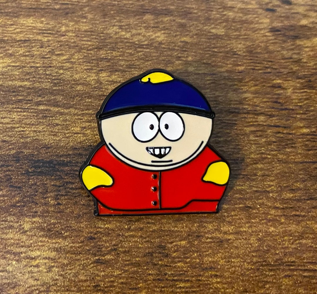 South Park Eric Cartman Enamel Pin Button Badge Cartoon Comedy - Etsy
