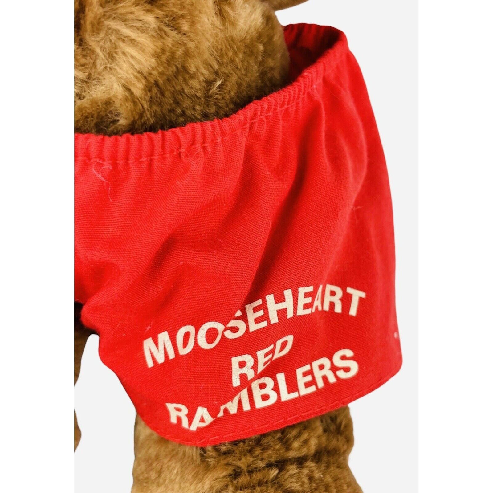 RARE Vintage 1988 Luv Bunch Moose Plush Mooseheart Red Ramblers ...