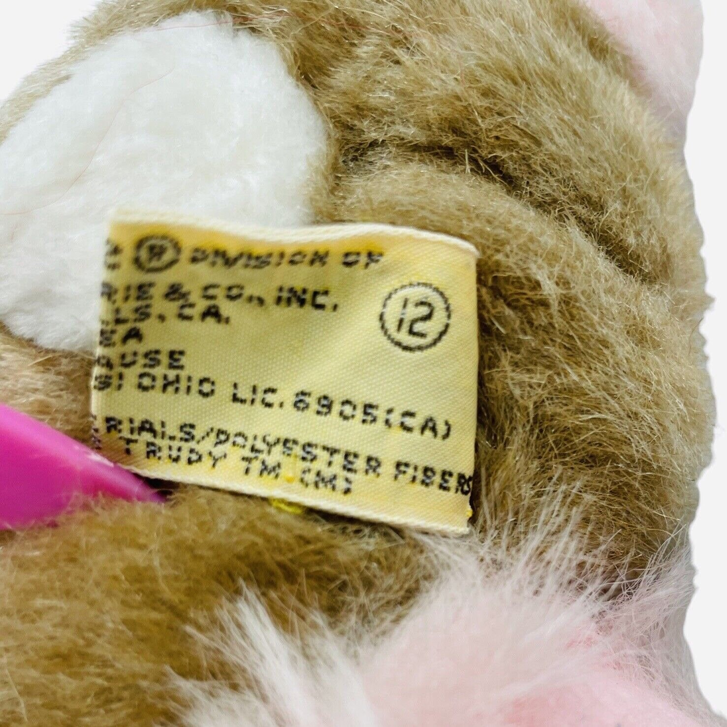 Vintage 1985 Applause 8" Trudy Rabbit Bunny Slippers Plush Baby Easter ...