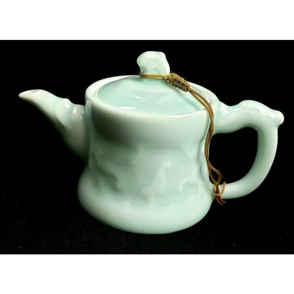 RARE Museum Tia-hwa Pottery Tea Set Blown Glass Teapot Serving - Etsy