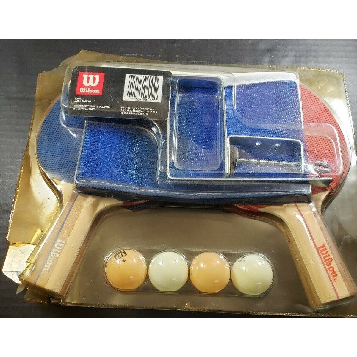Vintage WILSON Table Tennis Set Original Packaging Paddles | Etsy