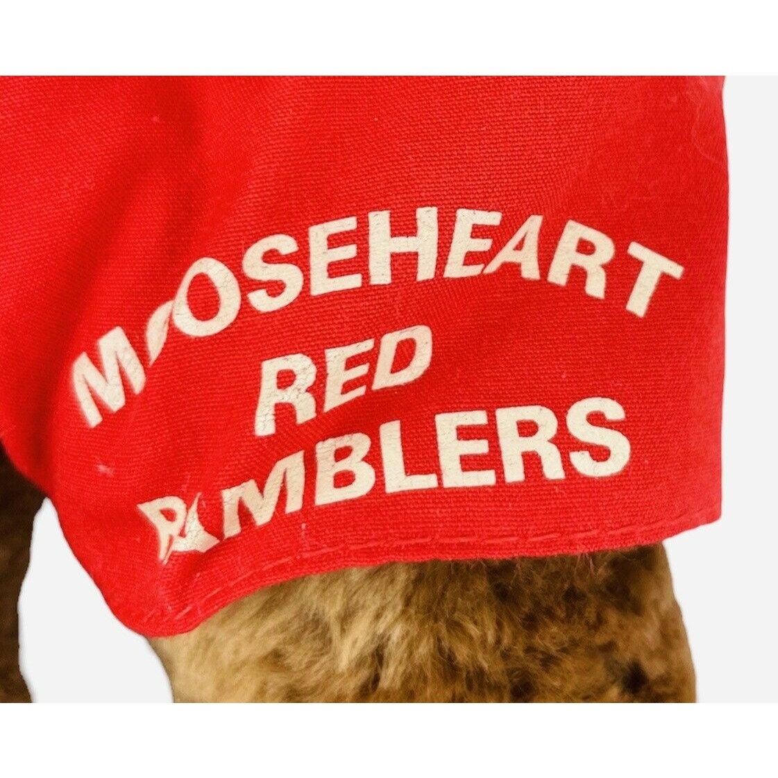 RARE Vintage 1988 Luv Bunch Moose Plush Mooseheart Red Ramblers ...