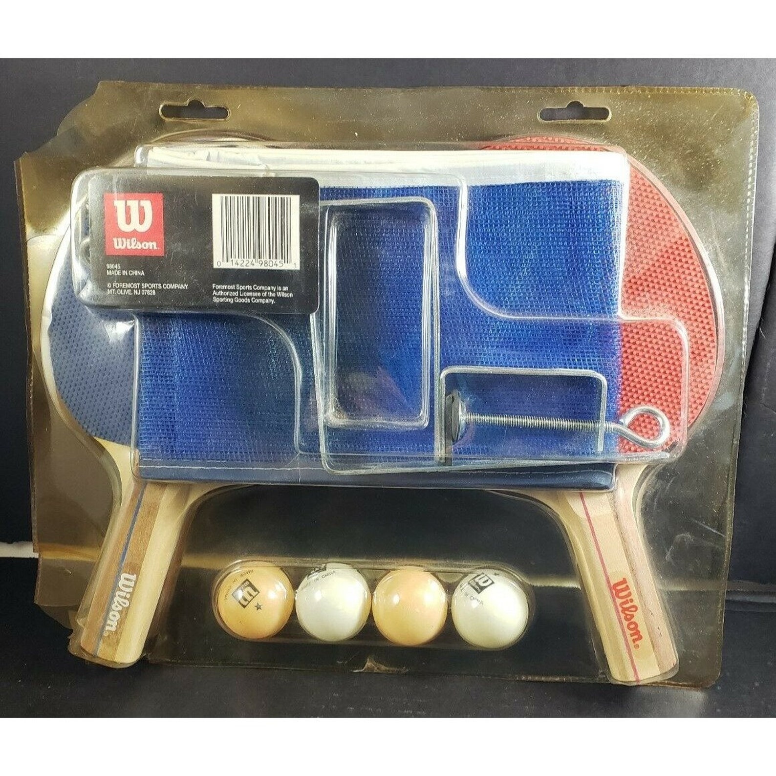 Vintage WILSON Table Tennis Set Original Packaging Paddles | Etsy