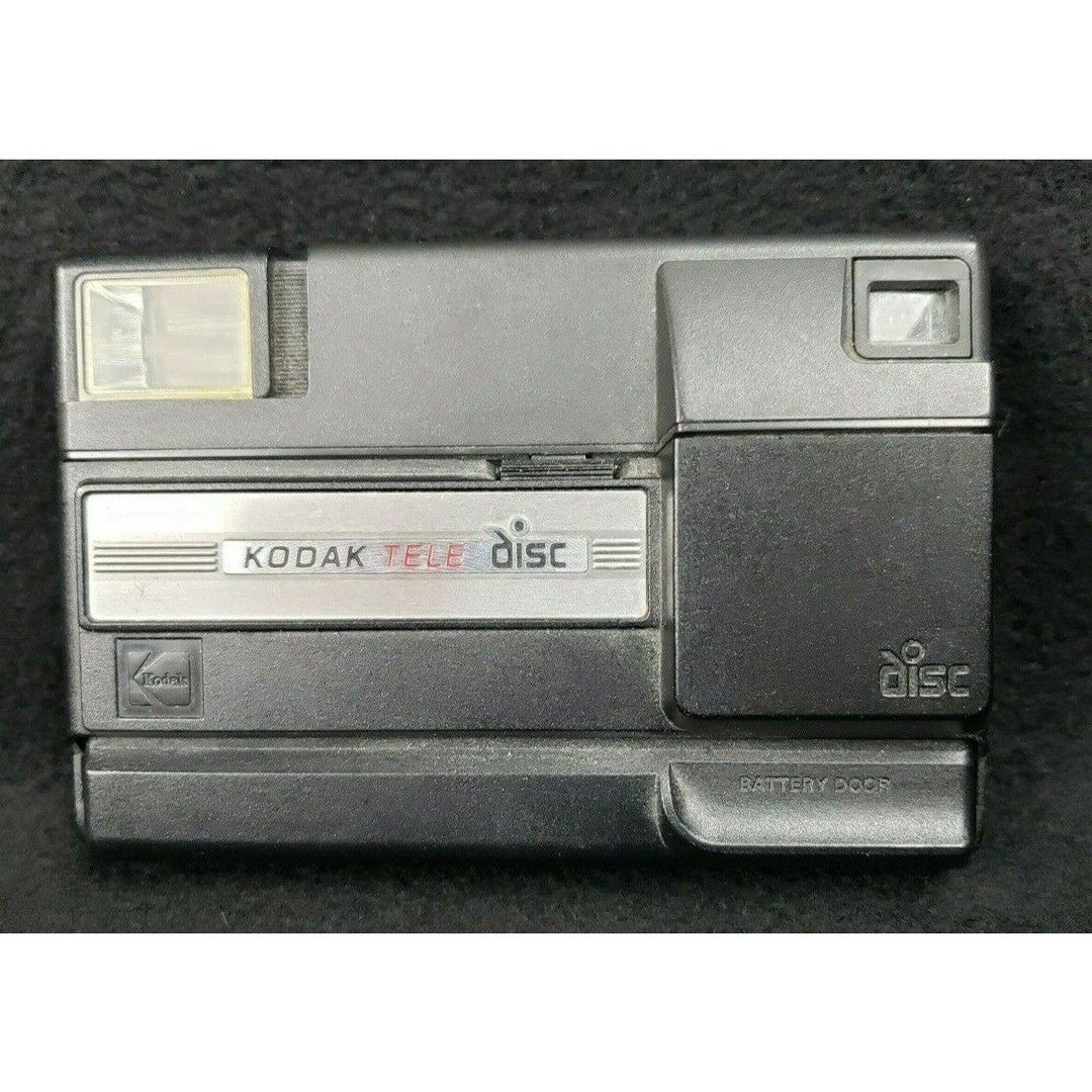 VINTAGE 1980s Kodak Tele Disc Camera Black Small Compact Made in USA - Etsy