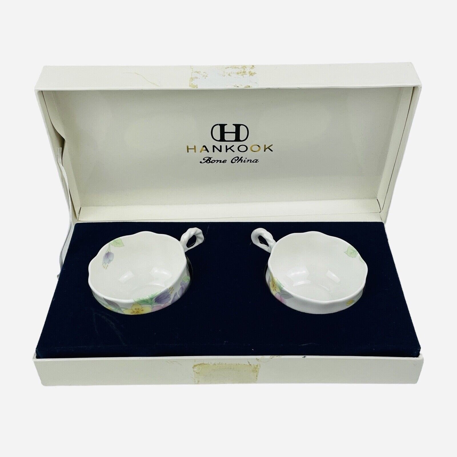 Hankook Bone China England Original Tech Teacup Saucers 2 Sets Korea ...