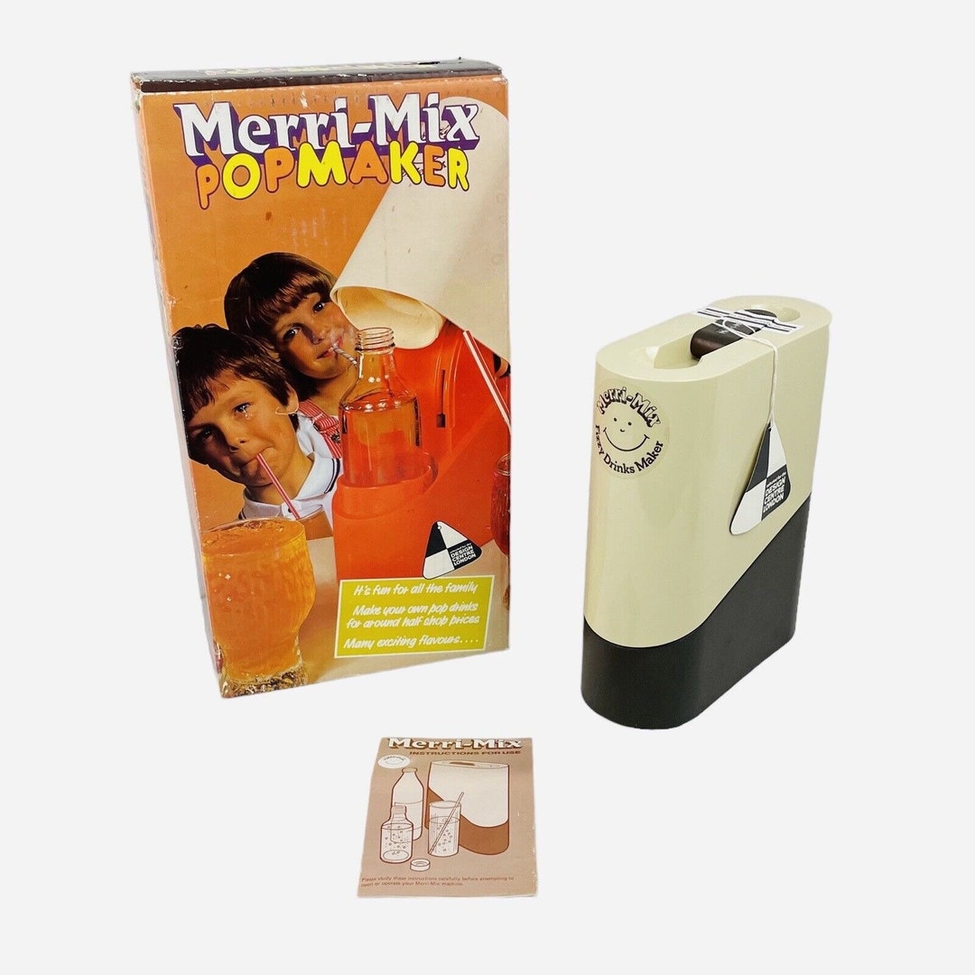 RARE Vintage 1980s Merri-mix Pop Maker Original Box *READ* Soda England ...