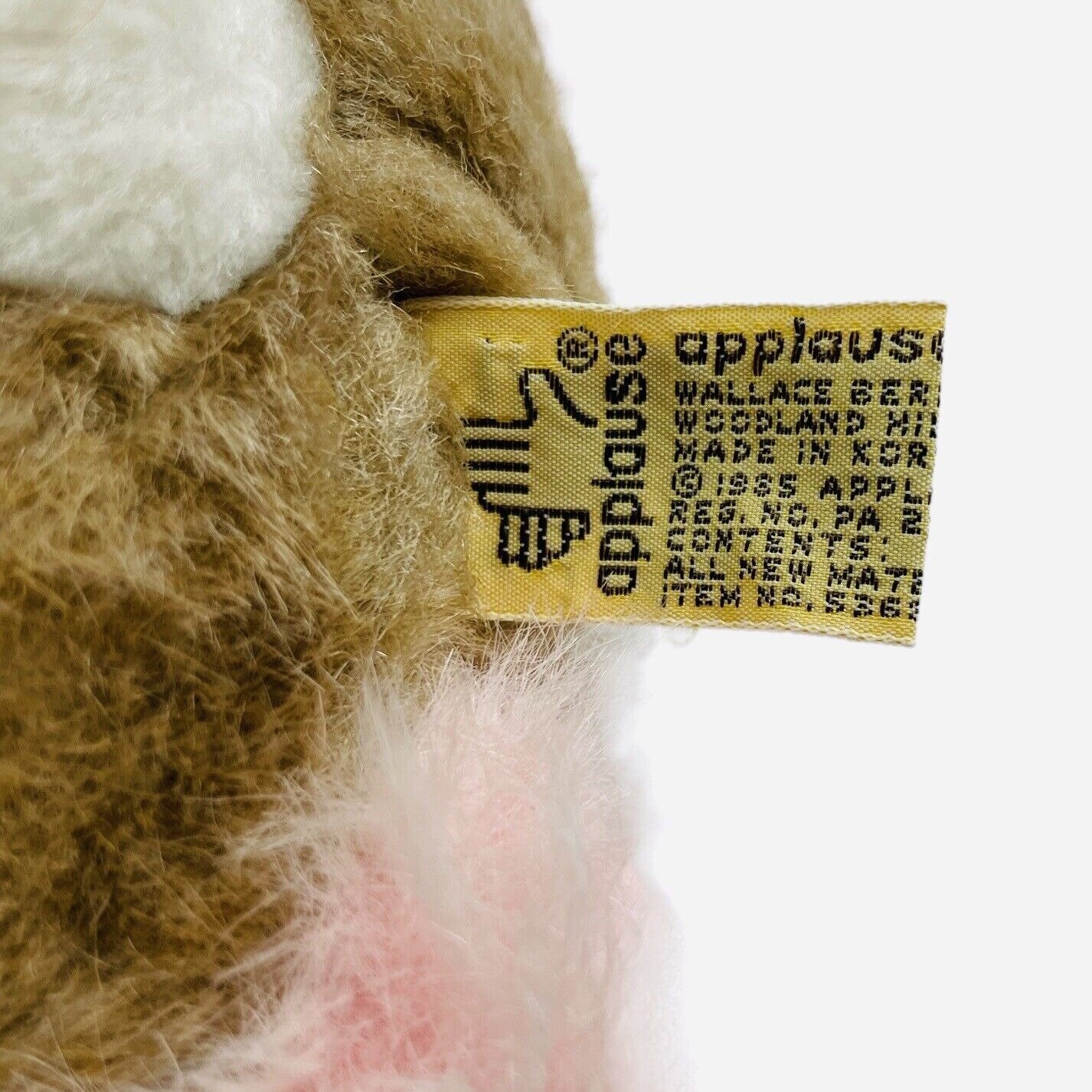 Vintage 1985 Applause 8" Trudy Rabbit Bunny Slippers Plush Baby Easter ...