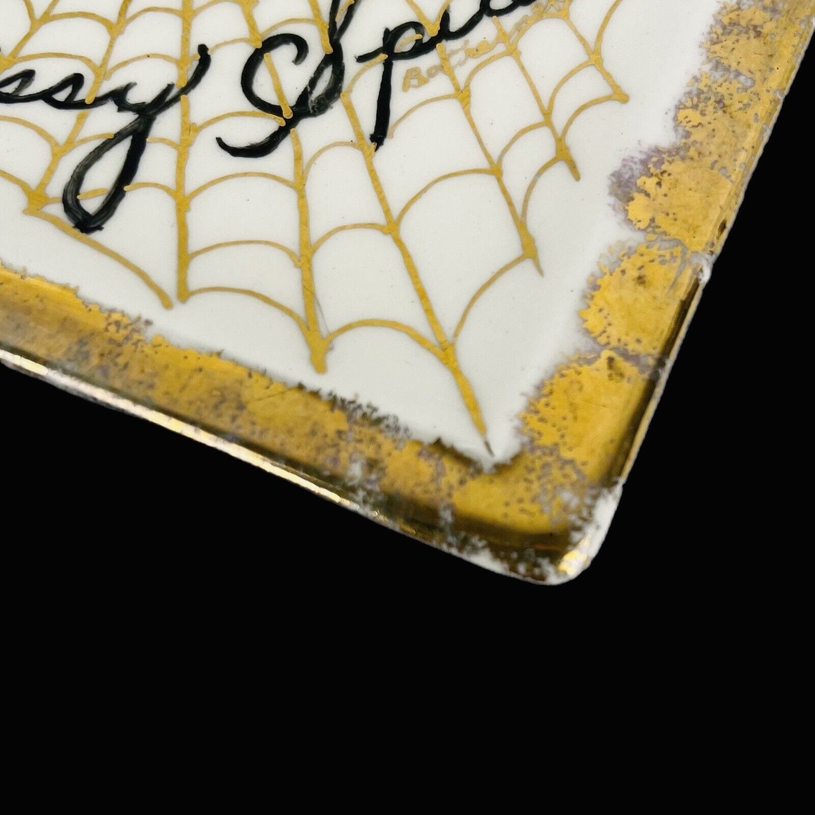 RARE Vintage 1950s Signed Spider Plates Halloween Smokey Sissy - Etsy