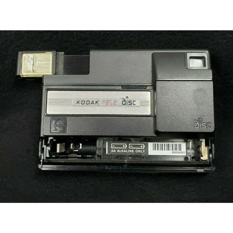 VINTAGE 1980s Kodak Tele Disc Camera Black Small Compact Made - Etsy